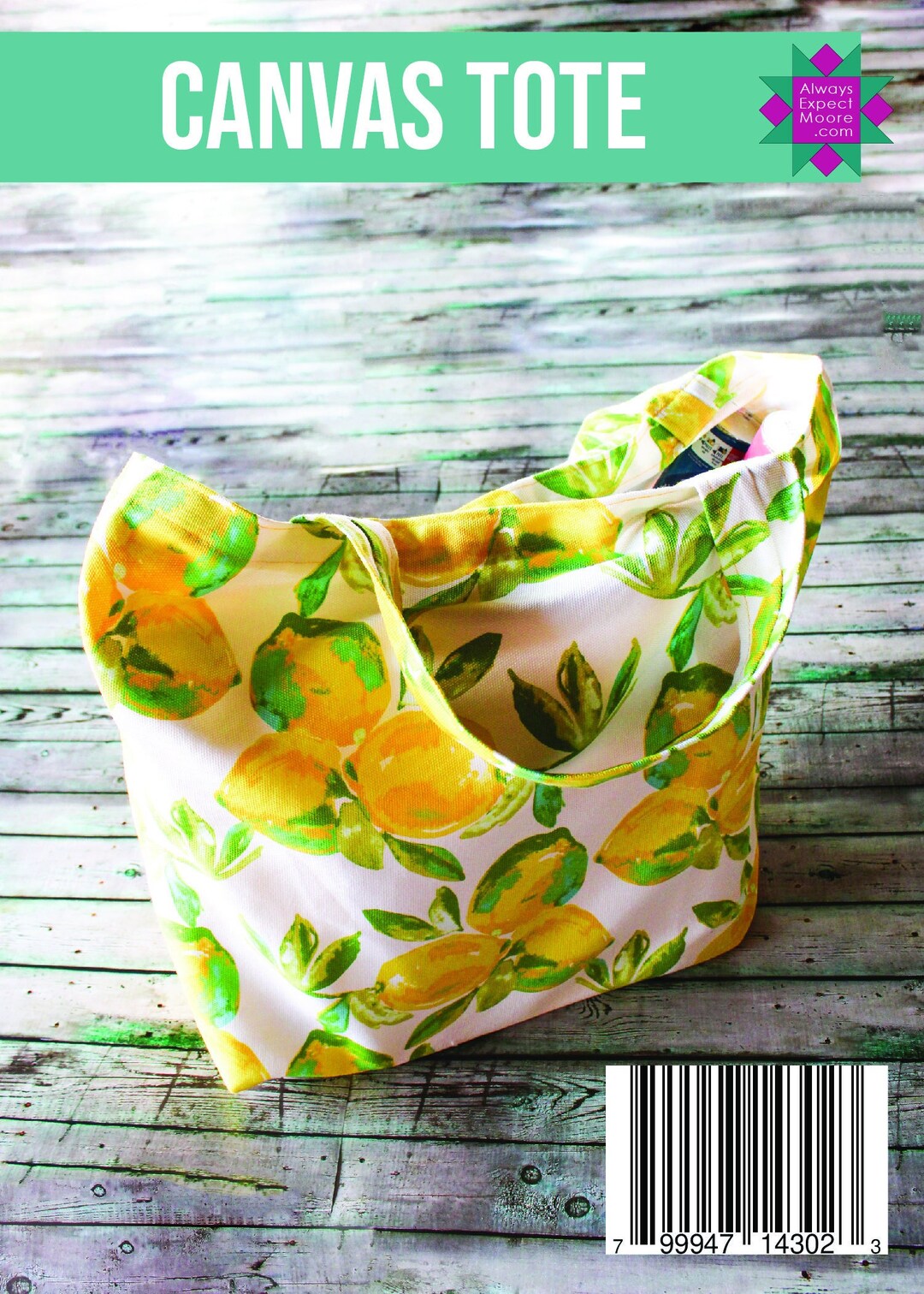 Canvas Tote Pattern Digital Download - Etsy