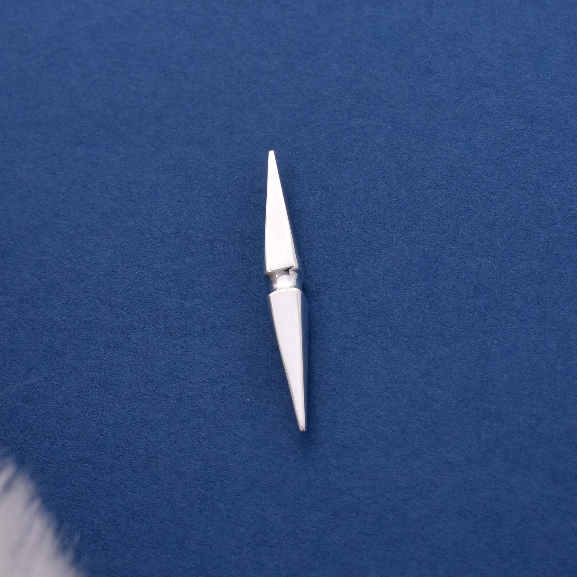 New Style Silver Tusk, Solid Tusk, Septum Piercing Tribal Jewelry Silver Horn Spike Tusk Nose ...