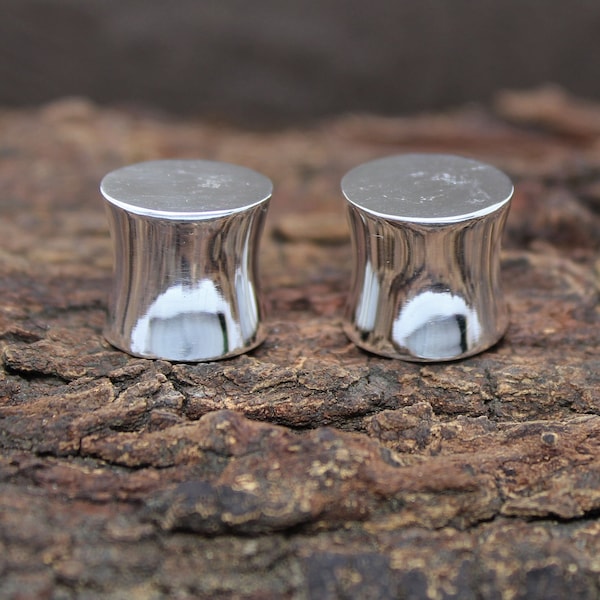 Silver Plugs - Etsy