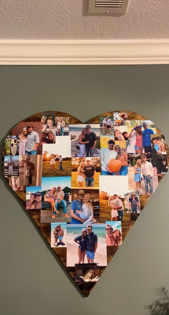 Photo Collage Heart - Etsy