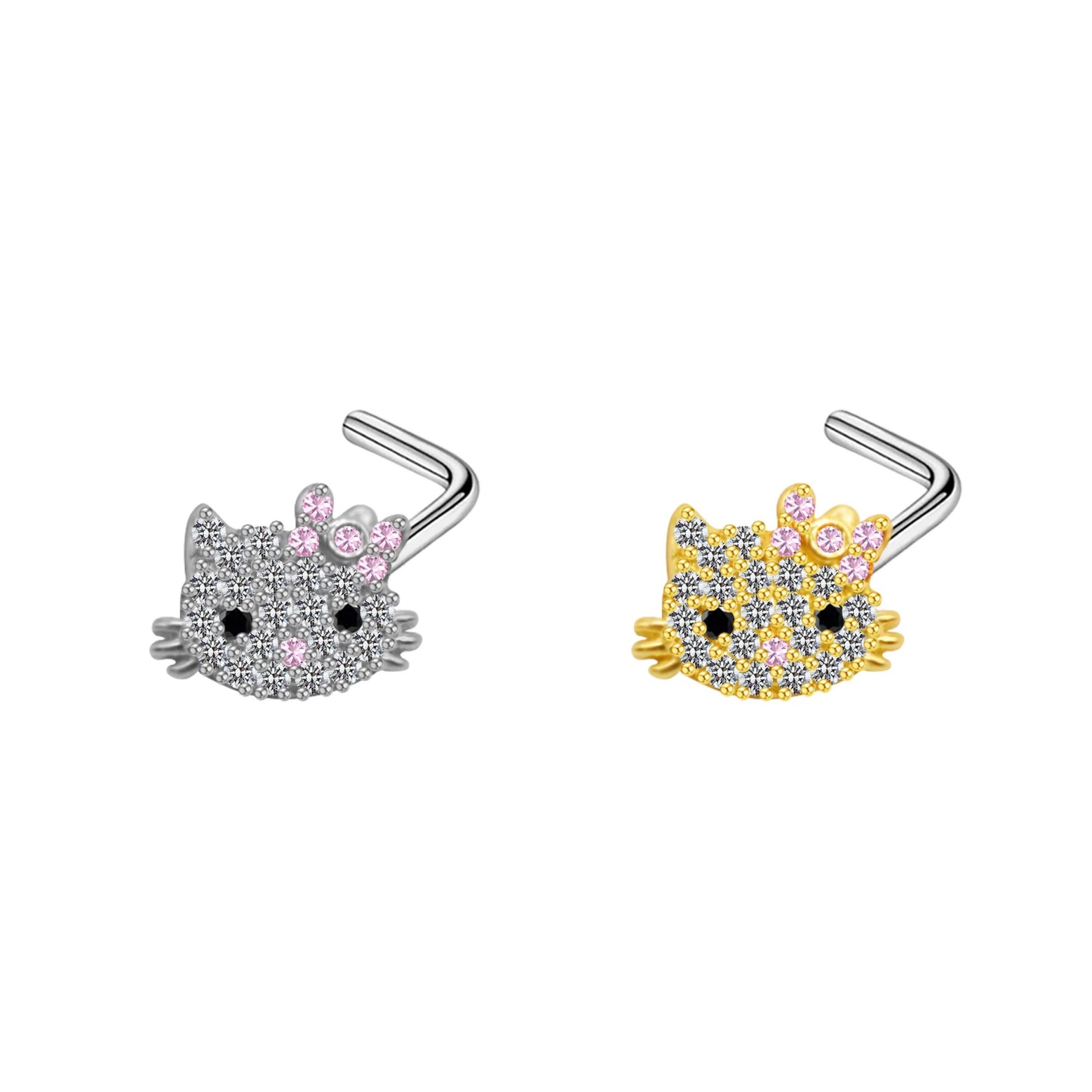 Anelli Per Piercing Alla Lingua Hello Kitty