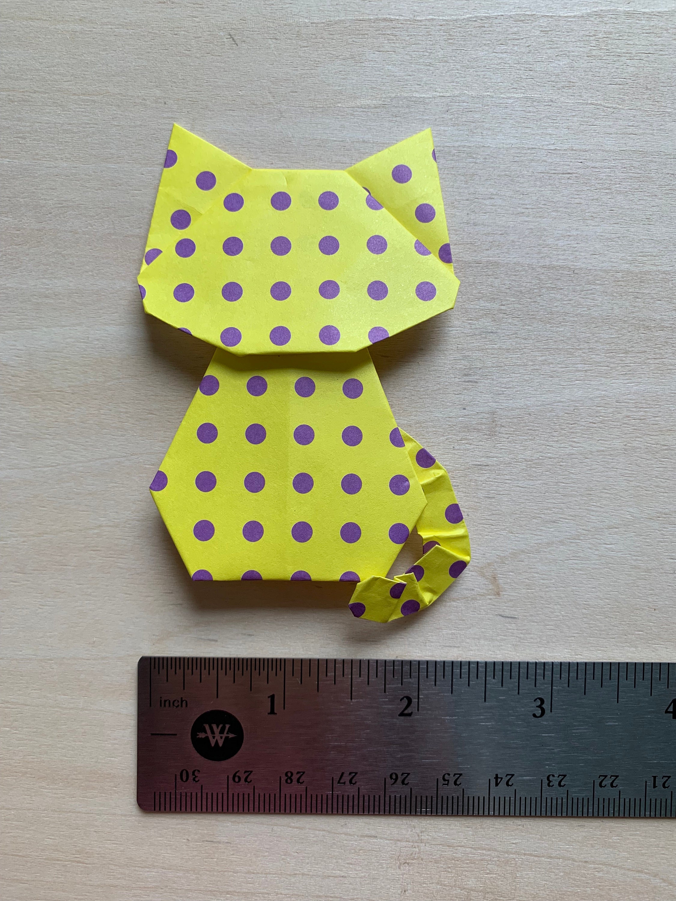 Free Shipping 10 Patterned Origami Kitties/cats for Parties, Home Decor ...