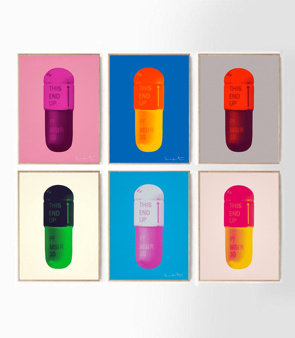 Damien Hirst Paintings Pills