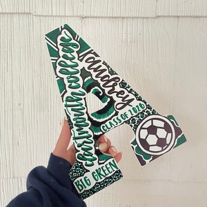 Custom College Wooden Letters - Etsy