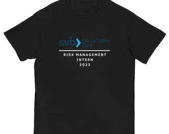 Svb Silicon Valley Bank Risk Management Dept. Crewneck T-shirt, Funny ...