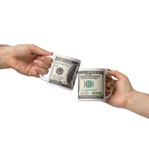 US Dollar Bill Mug - Benjamin Mug | Dollar Bill Mug | Finance ...