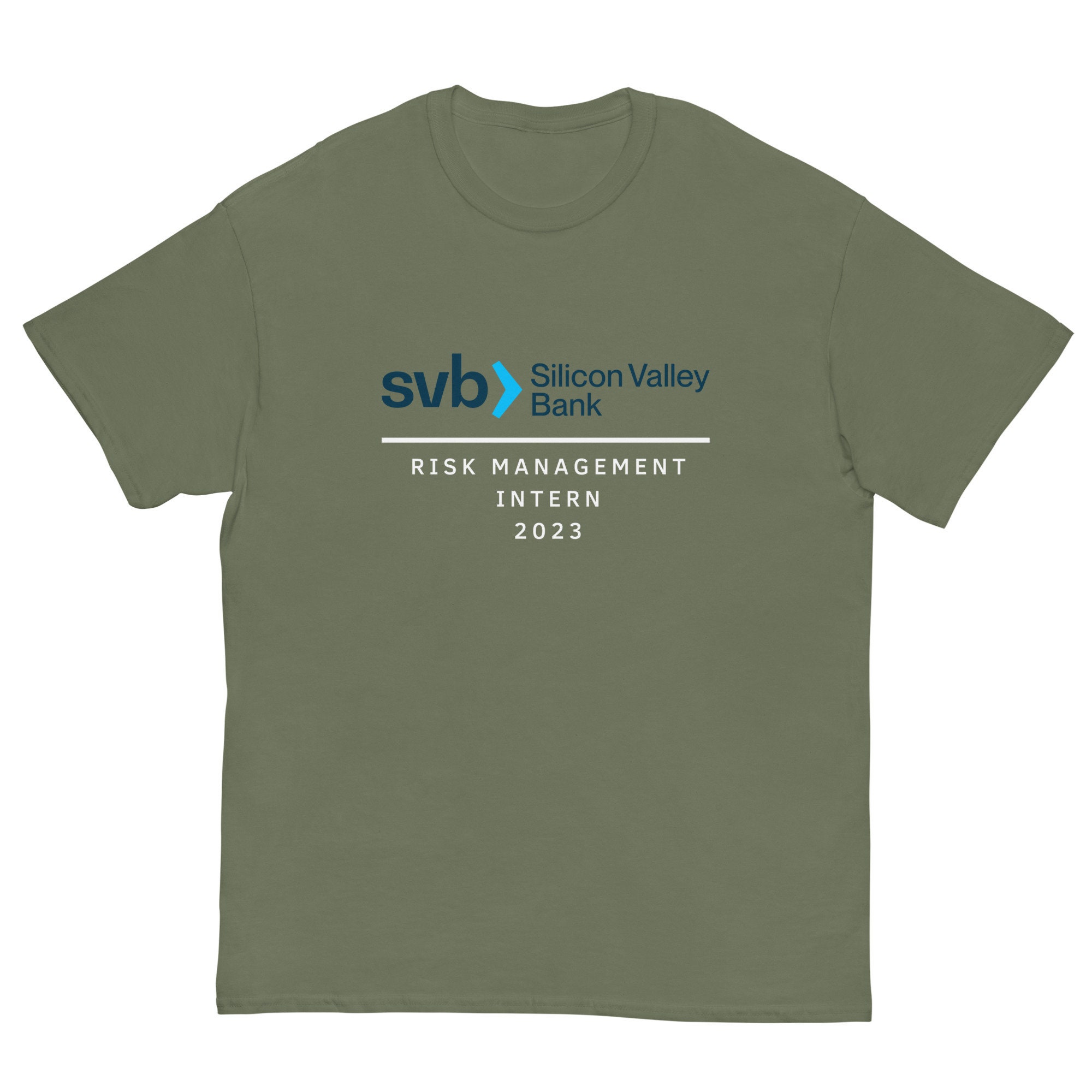 SVB Silicon Valley Bank Risk Management Intern T-shirt - Etsy