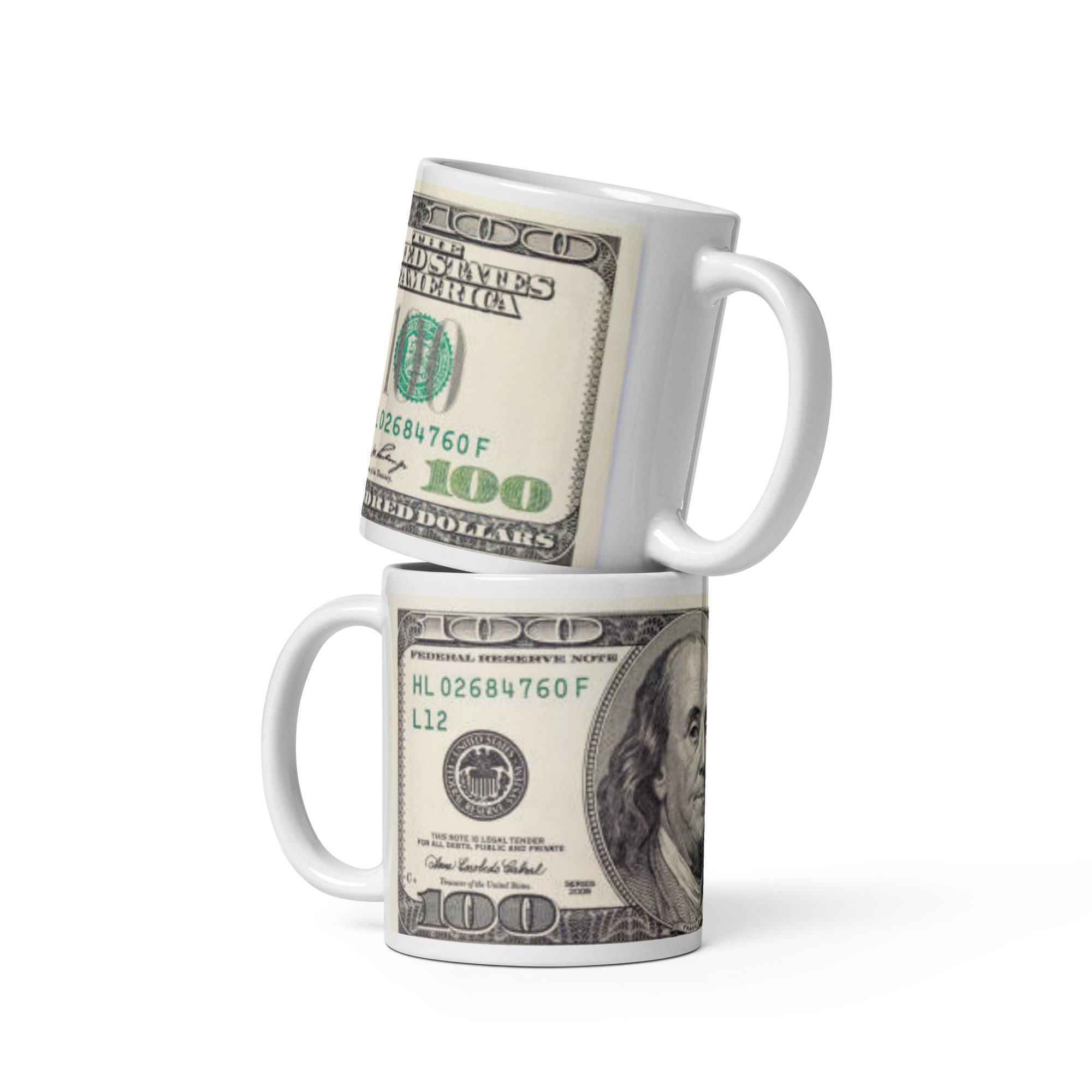 US Dollar Bill Mug - Benjamin Mug | Dollar Bill Mug | Finance ...