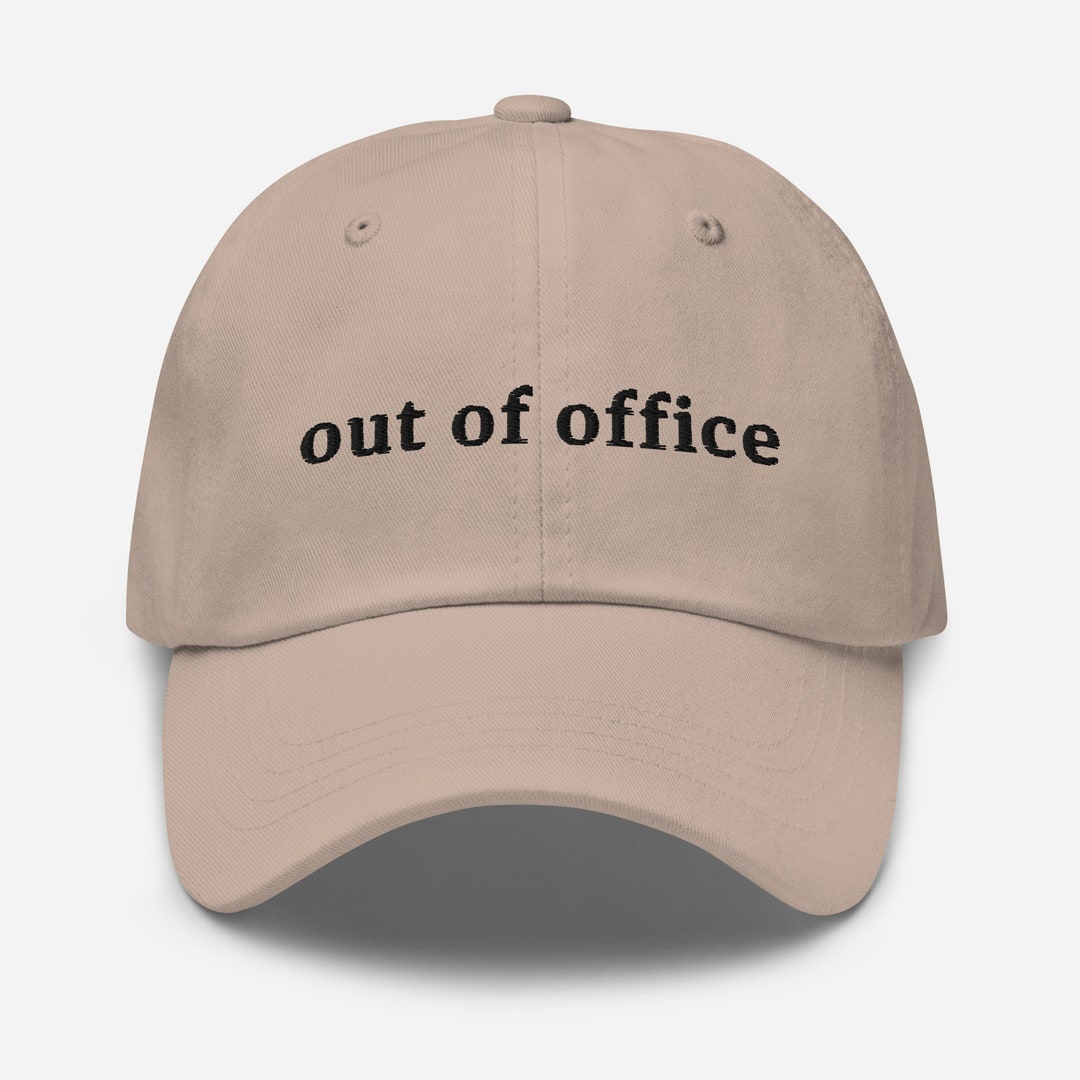 OUT OF OFFICE Dad Hat | Leaving Gift | Office Coworker Cap | Goodbye ...