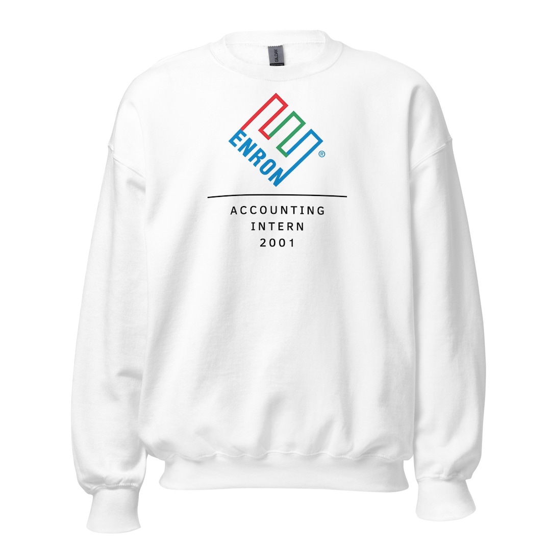 ENRON INTERN 2001 - Sweater | Accounting Gift | Accounting Sweatshirt ...