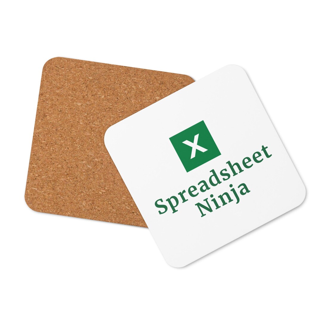 Excel Coaster – Spreadsheet Ninja – for True Excel Pros - Etsy