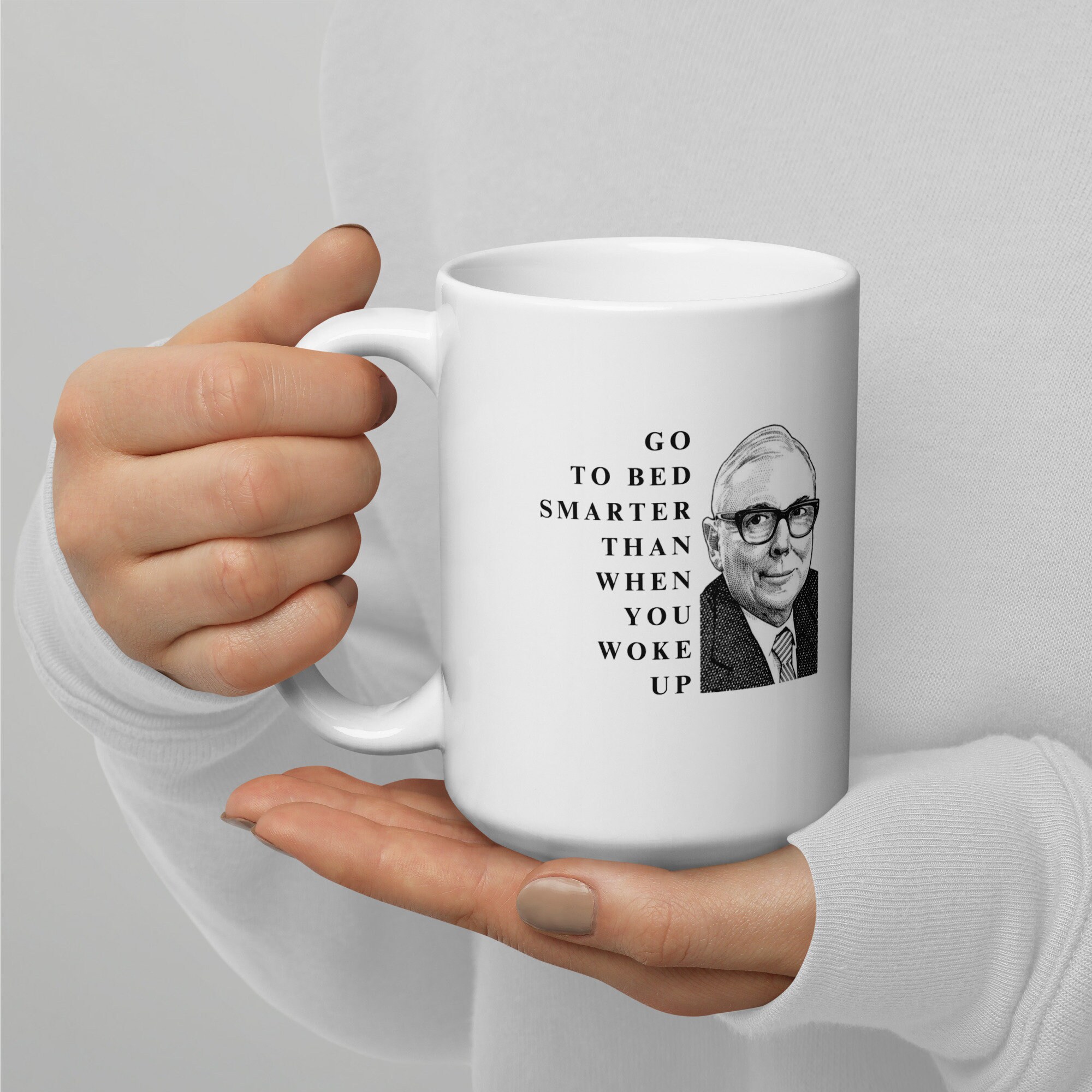Charlie Munger Quote Mug - Inspirational Investing Mug for Finance ...