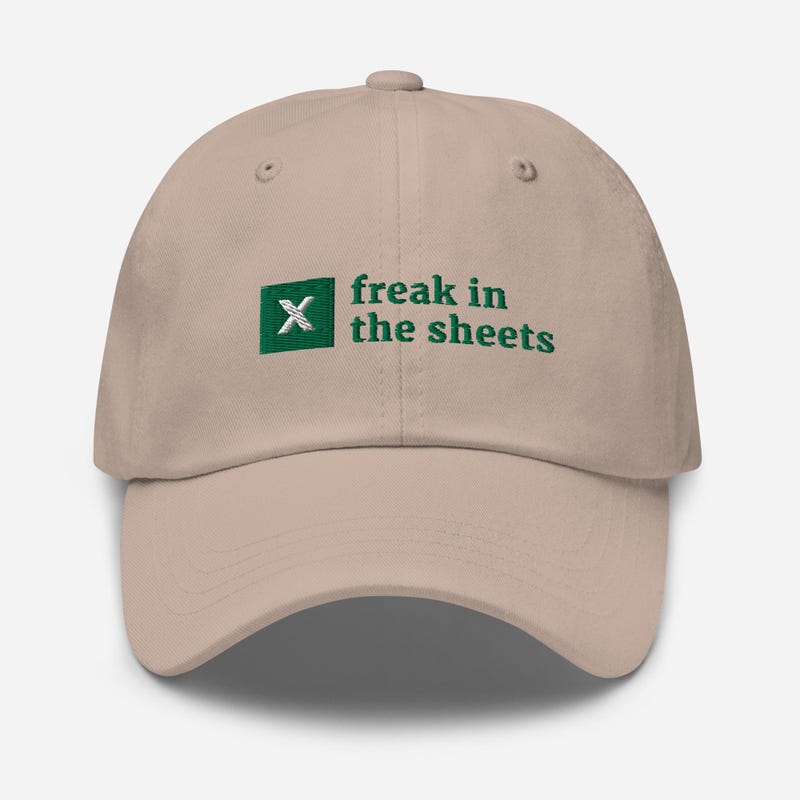 Freak in the Sheets Excel - Etsy