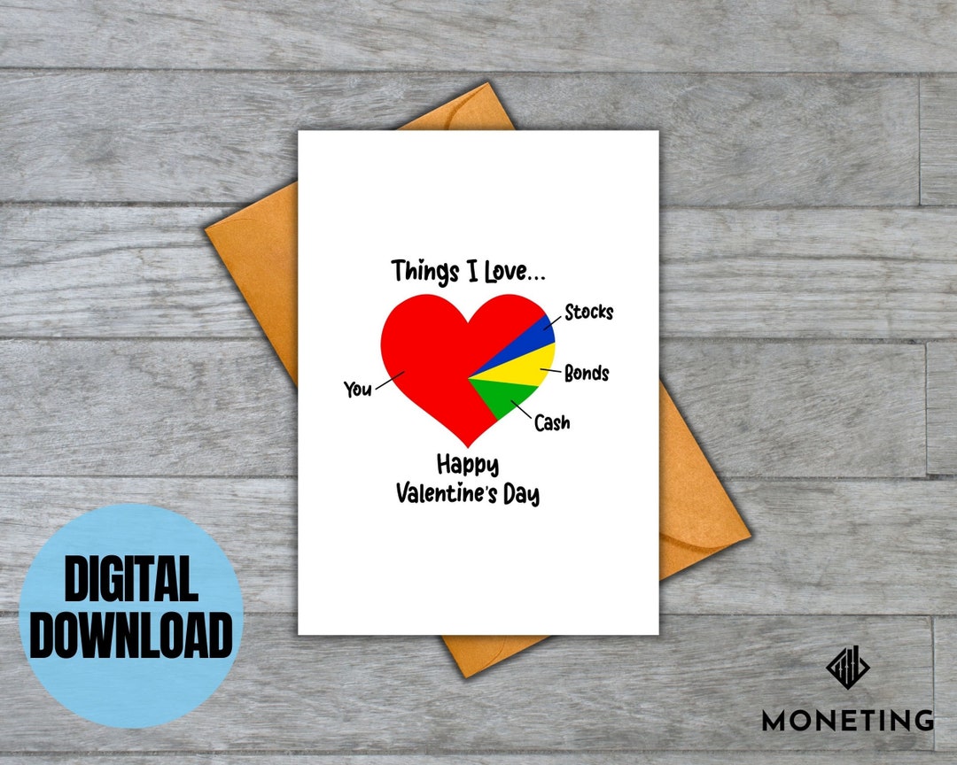 Printable Valentine's Card Finance, Wallstreet Meme Valentine, for Dad ...