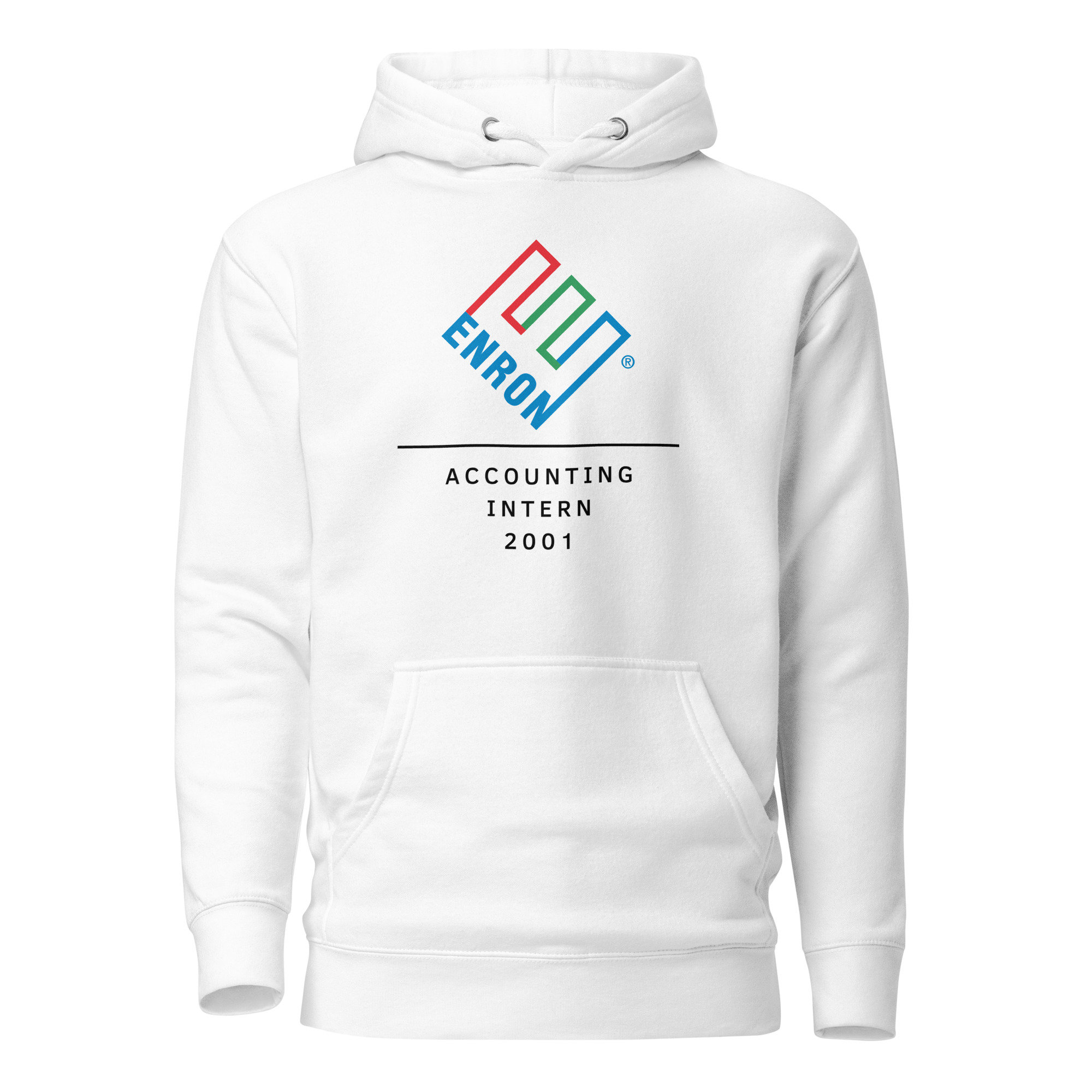 ENRON Hoodie ENRON Accounting Intern 2001 Hoodie Accounting Gift ...