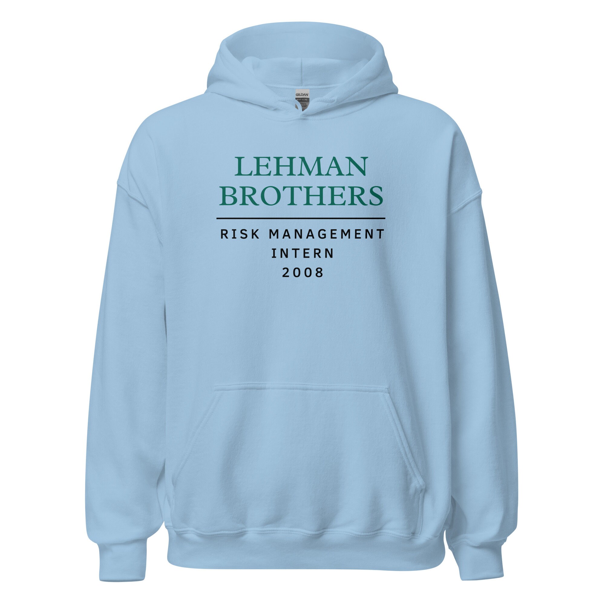 LEHMAN BROTHERS Risk Mangement Intern 2008 Hoodie | Lehman Brothers ...