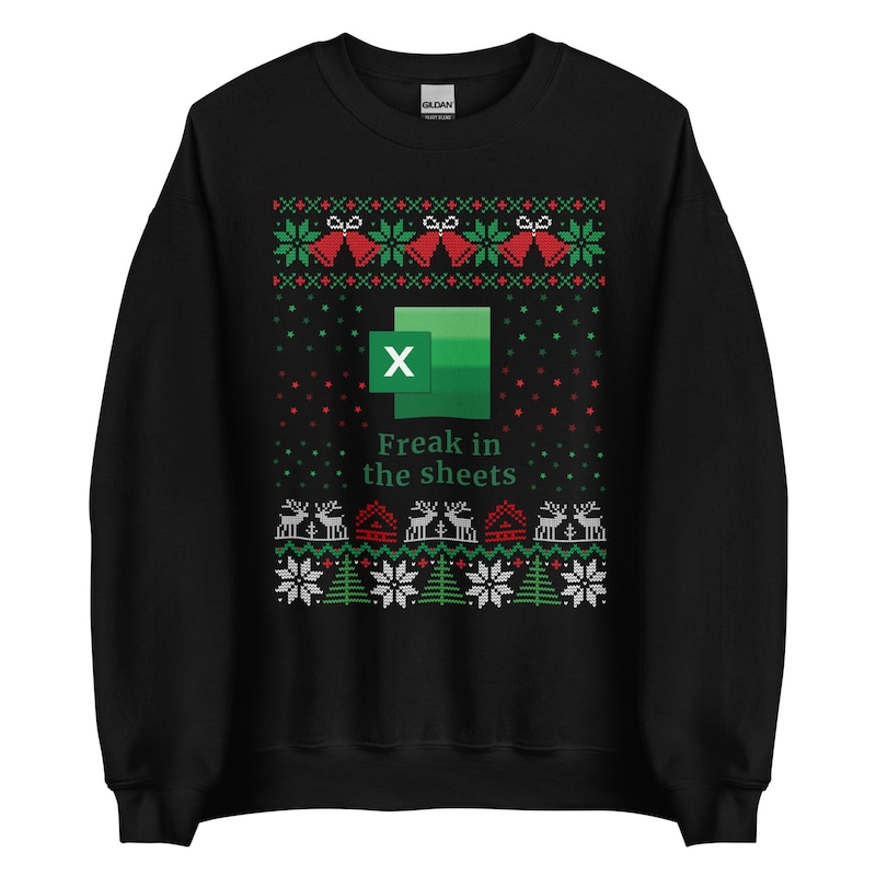 Excel Christmas Sweater - Etsy