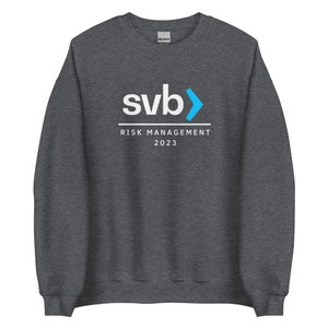 SVB Silicon Valley Bank Risk Management Sweater | Funny Finance Meme ...