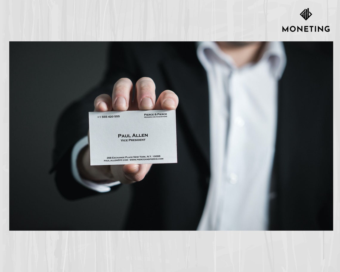Printable Business Card American Psycho Style, Paul Allen Business Card ...