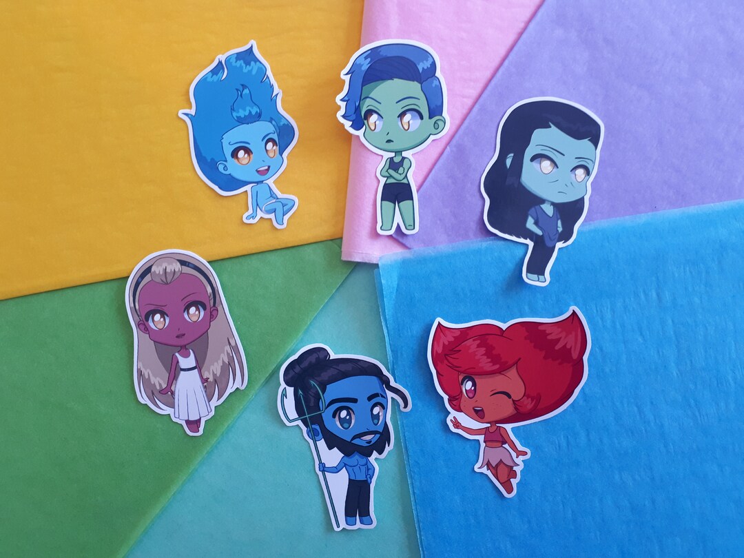 Stickers Greek Gods Children of Kronos Hestia Demeter - Etsy