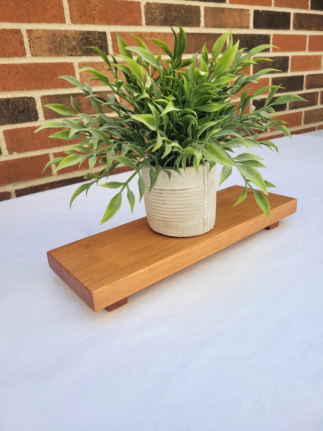 Elegant Solid Cherry Tray for Bath or Kitchen - Farmhouse Style, Great ...