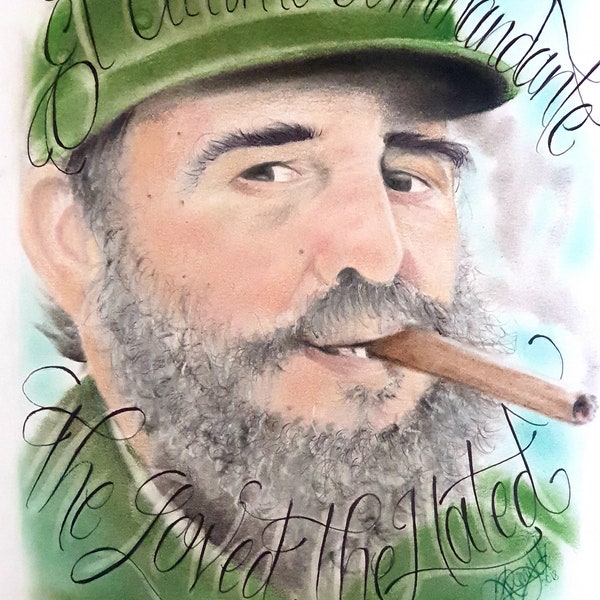 Fidel Castro - Etsy