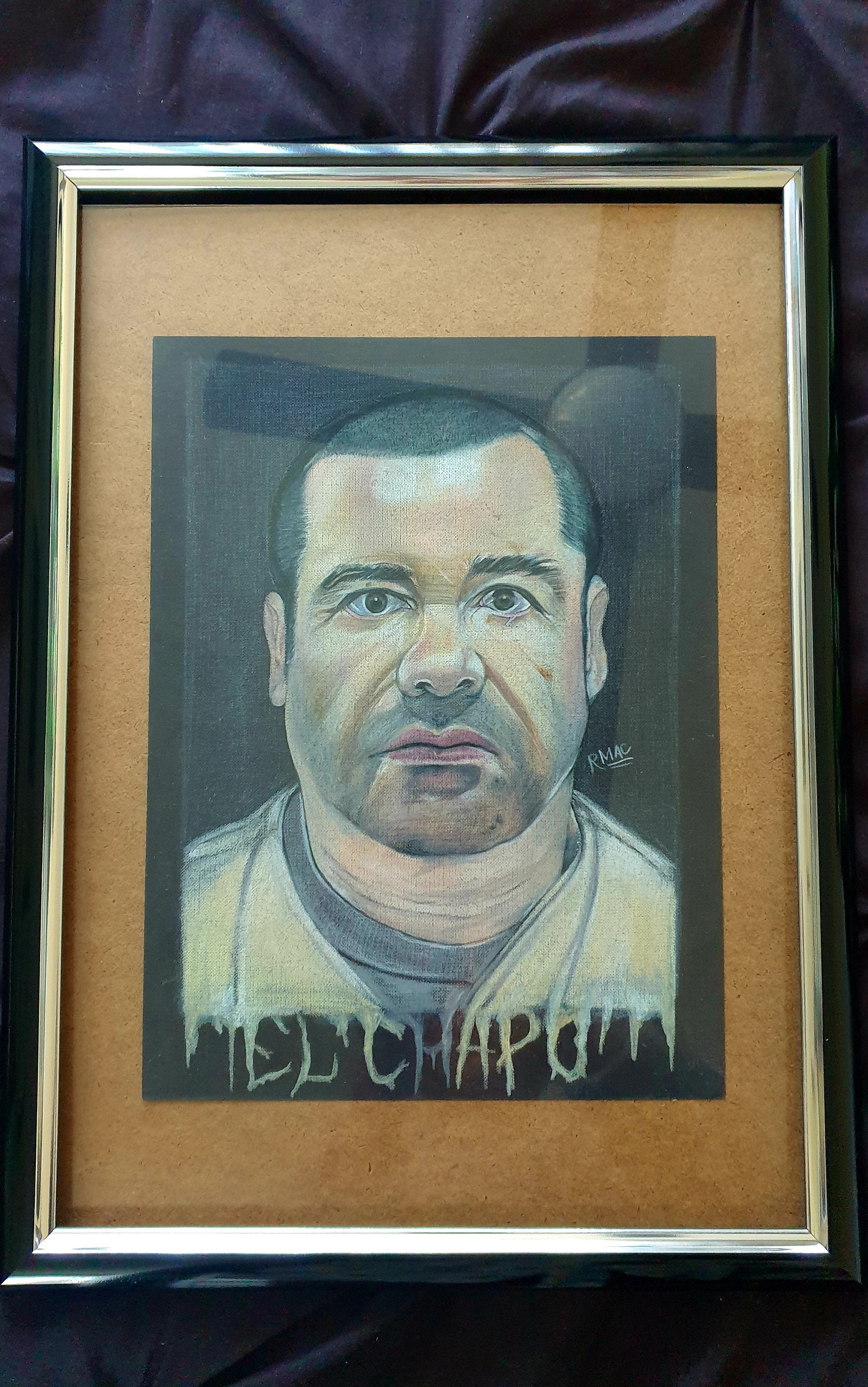 El Chapo Art Pencil Drawing Hand-drawn Illustration Narco - Etsy Ireland