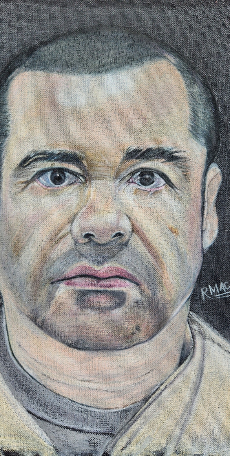 El Chapo Art Pencil Drawing Hand-drawn Illustration Narco - Etsy