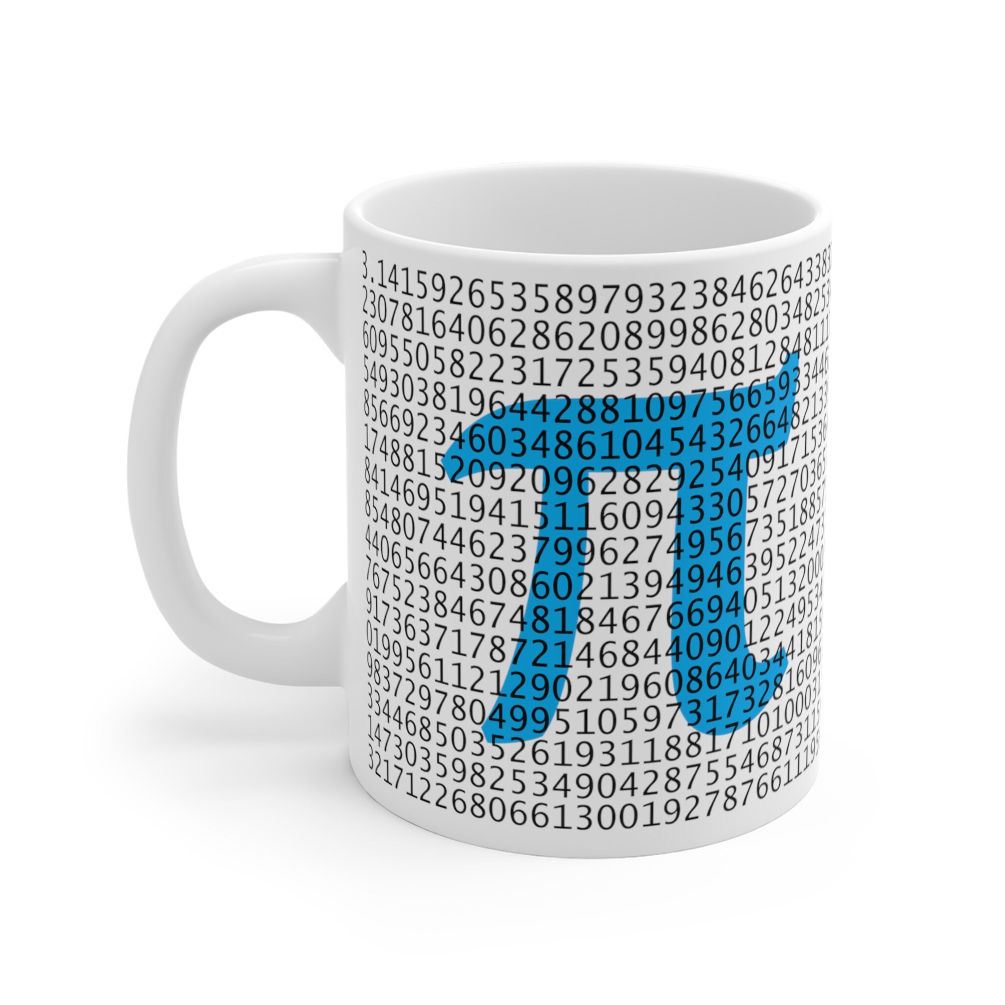 Digits of Pi Mug More Than 1000 Pi Digits Ideal Math - Etsy