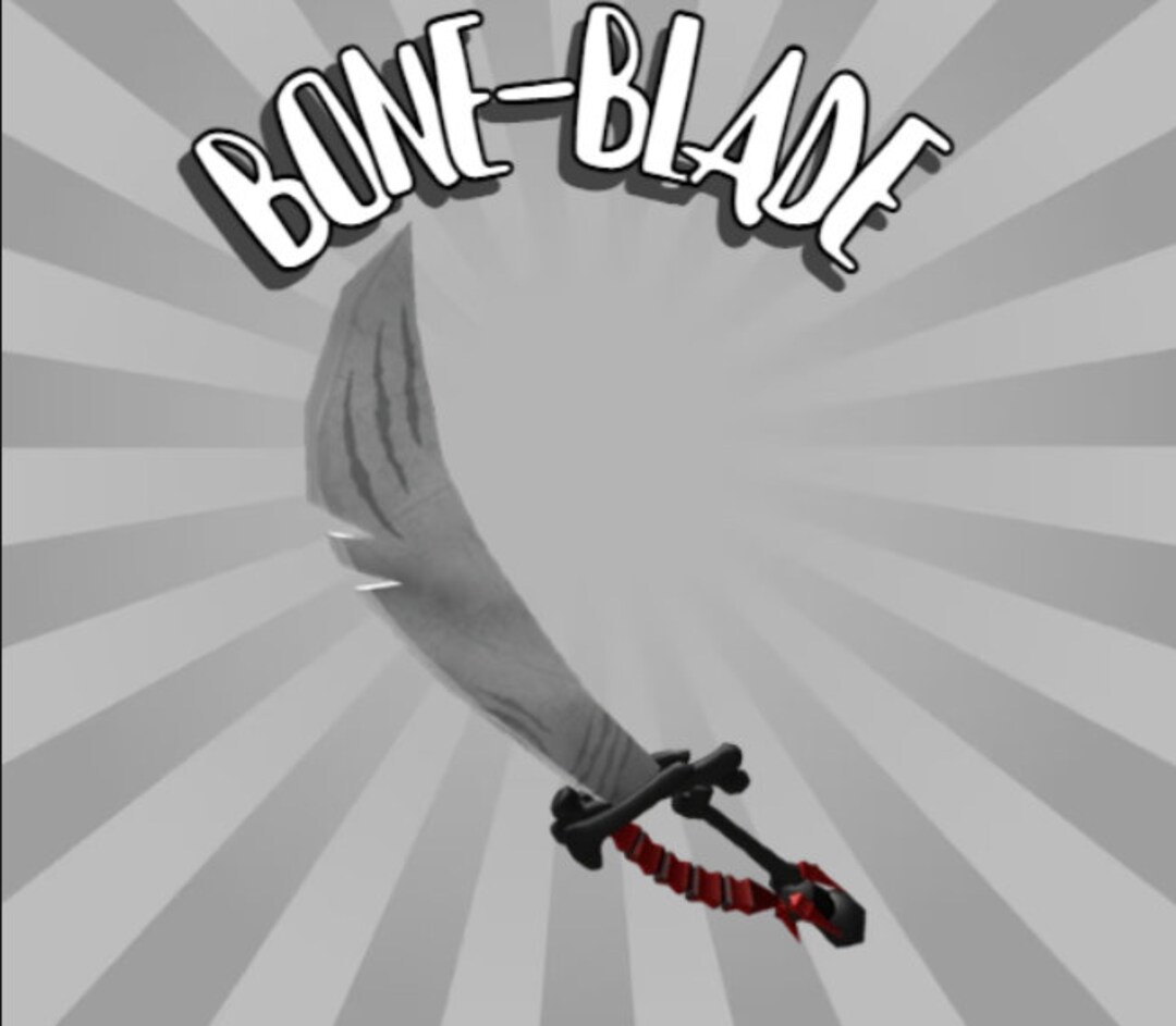 Roblox Murder Mystery 2 MM2 Bone-blade - Etsy