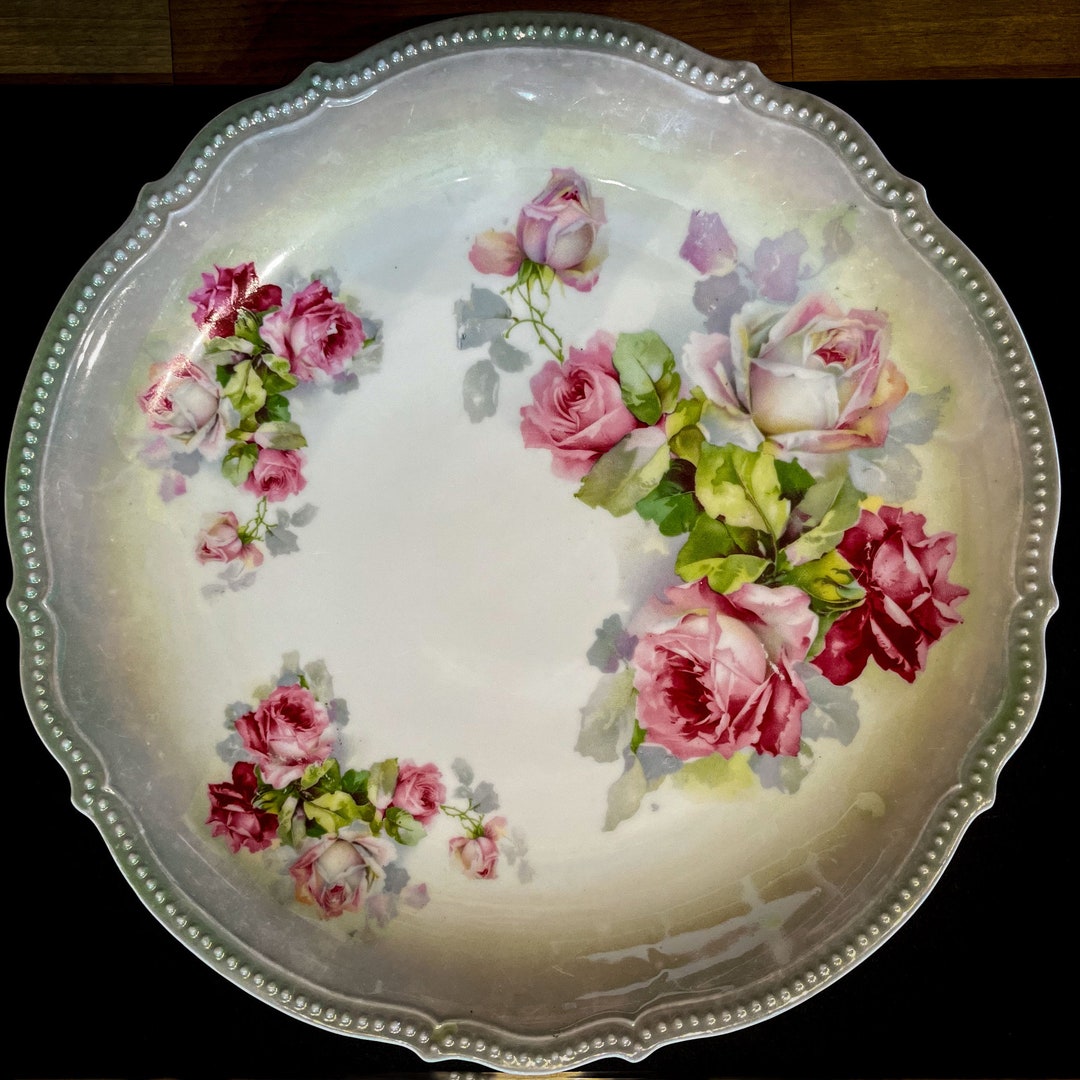 PK Silesia Hand Painted Round Platter - Etsy
