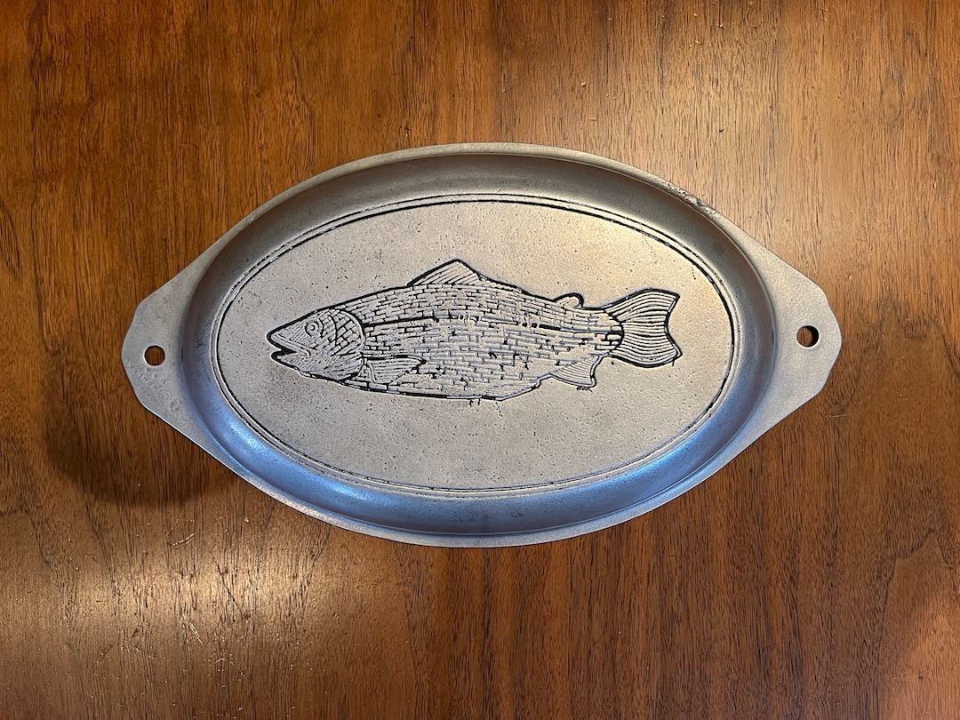 RWP Wilton Armetale Fish Trout Pan/platter - Etsy