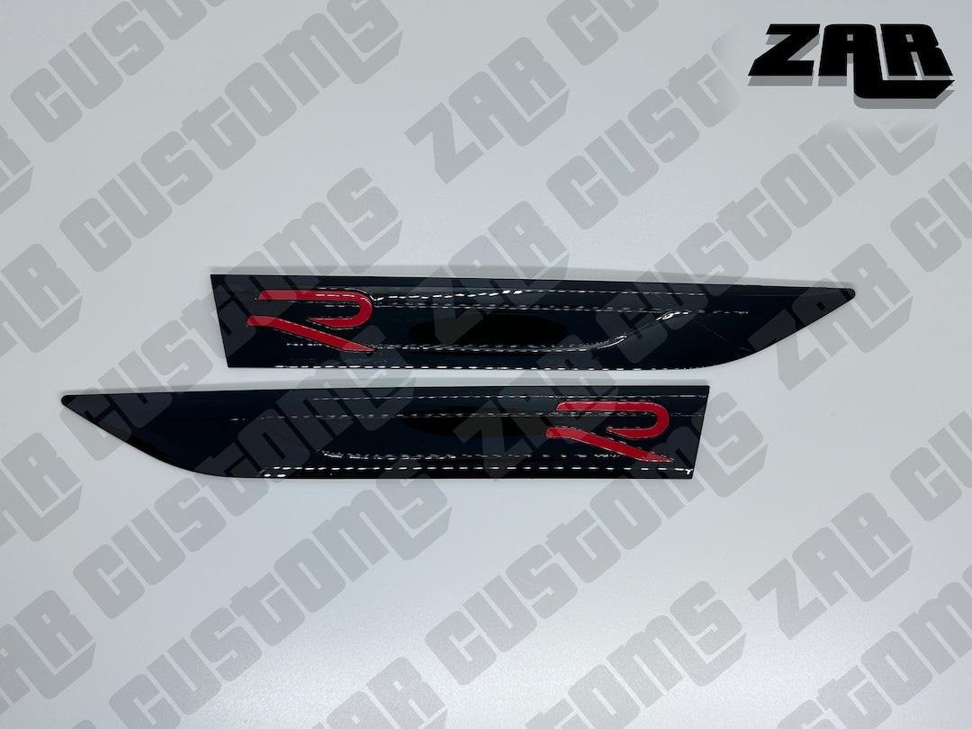 VW Golf MK8 R 4 Motion TSI DSG R Reform Gloss Black + Gloss Red R Logo ...