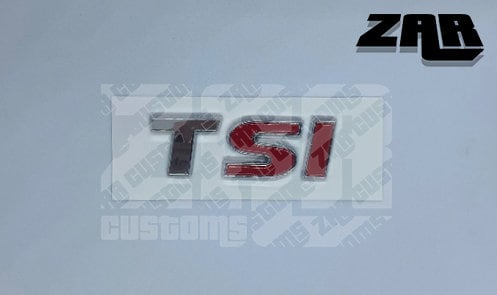 VW TSI Rear Boot Badge Lettering Logo Emblem for Golf Polo - Etsy