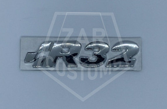 VW Golf MK4 MK5 R32 3.2L V6 Chrome Rear Boot Badge Tailgate - Etsy