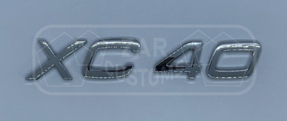 Volvo XC40 Chrome Rear Bootlid Lettering Logo Emblem Badge | Etsy