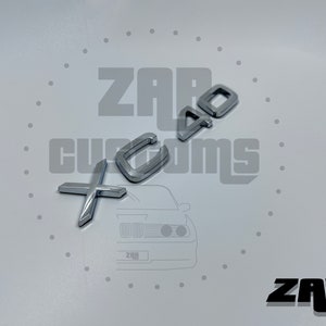 Volvo XC40 Chrome Rear Bootlid Lettering Logo Emblem Badge - Etsy