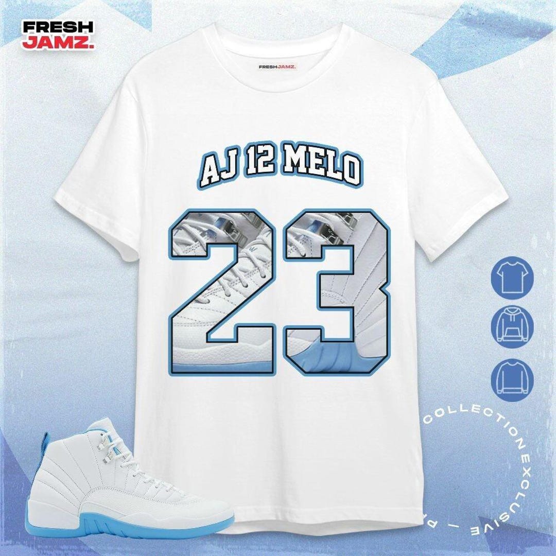 AJ 12 Melo Number 23 CM12 Name Unisex Shirt, Hoodie, Sweatshirt to ...