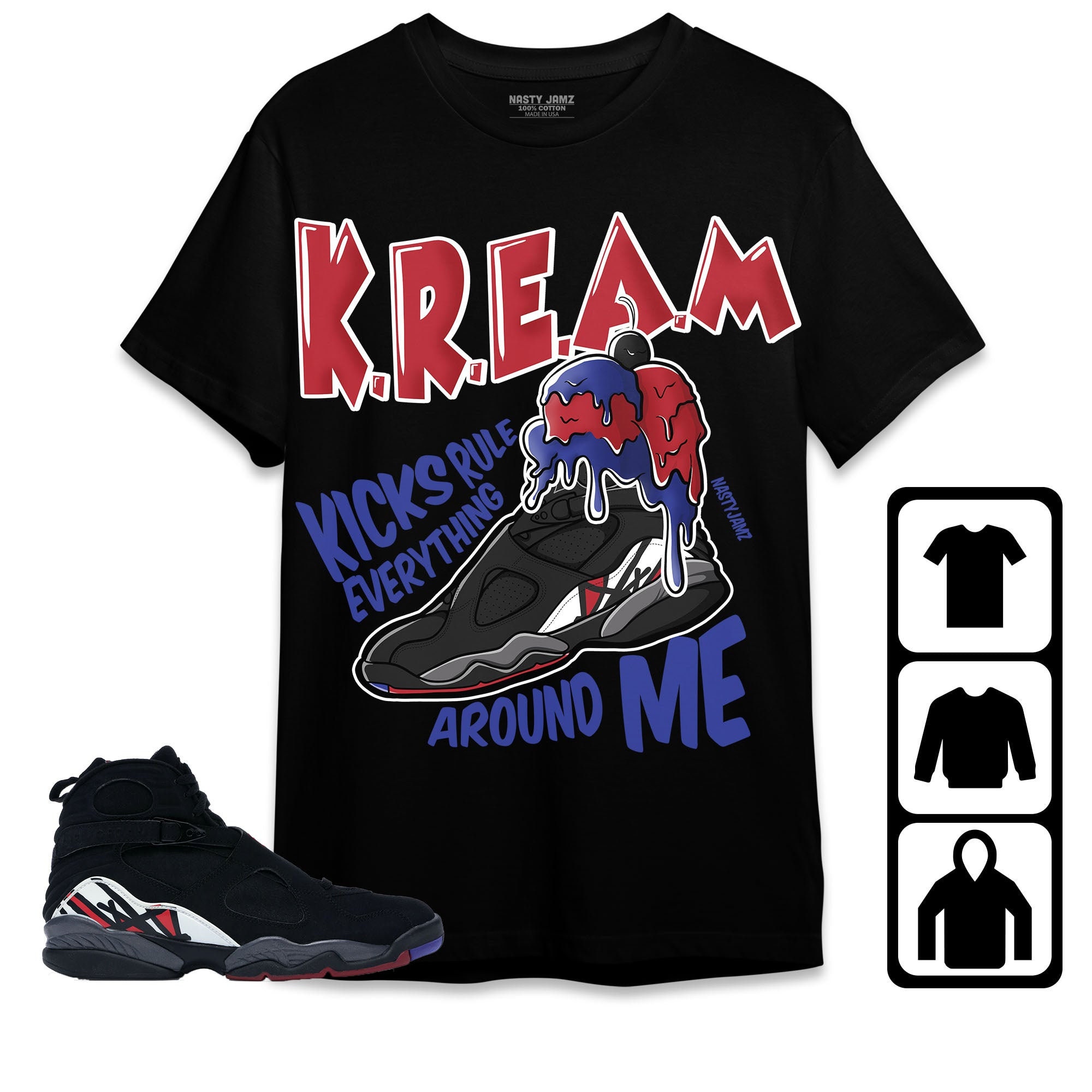 Retro 8 Playoffs Shirt