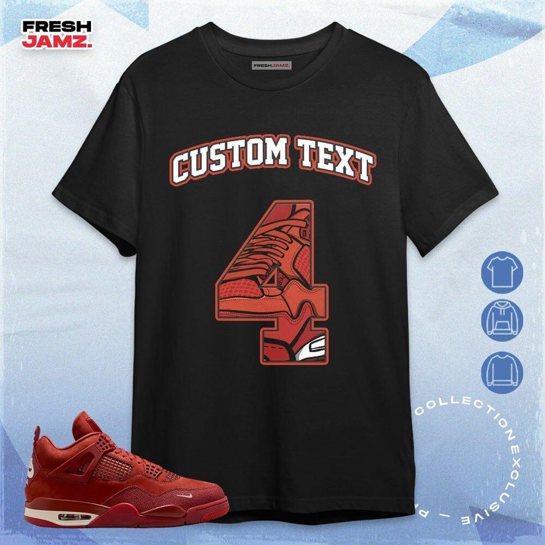 AJ 4 Brickk by Brickk Number 23 HD4 Custom Unisex Shirt, Hoodie ...