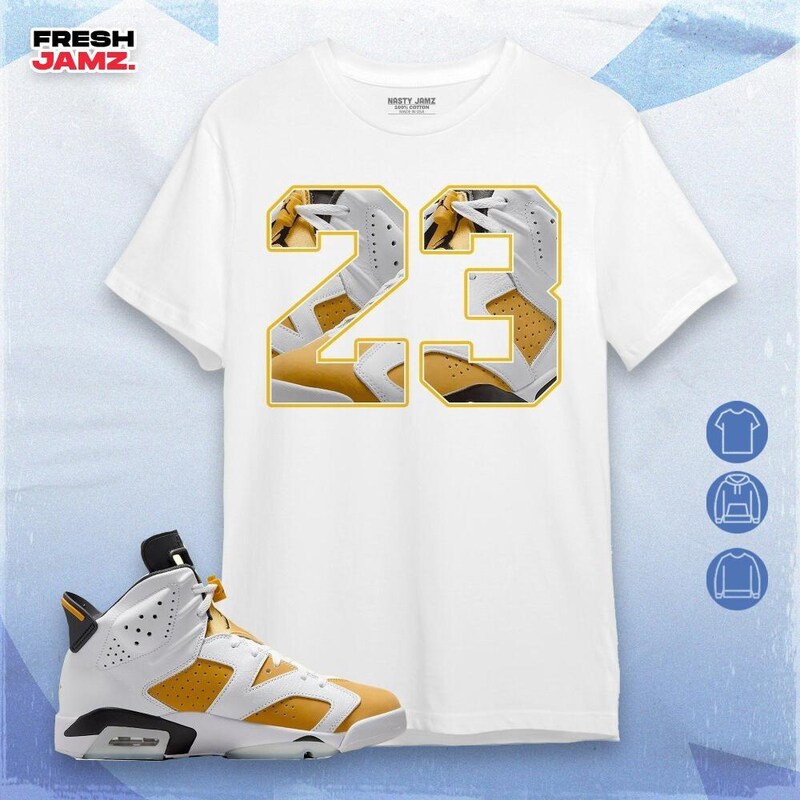 Jordan 6 Yellow Tshirt - Etsy