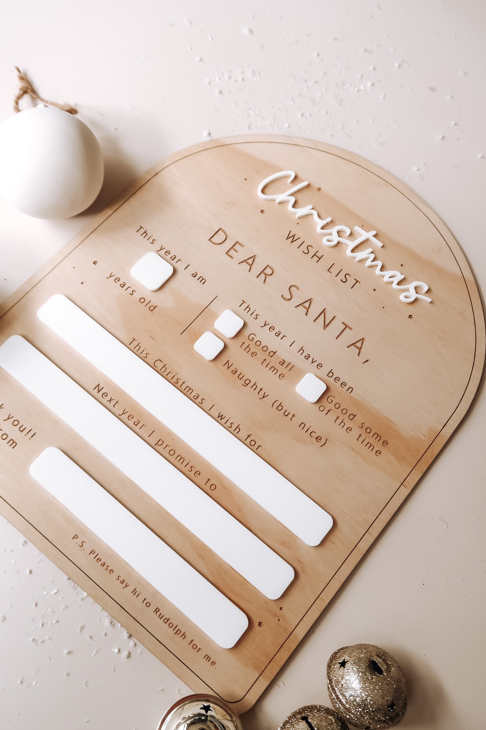 Dear Santa Wish List / Christmas List / Reusable Christmas - Etsy Australia