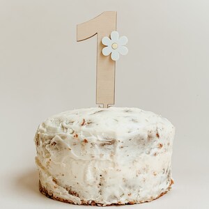 1 Cake Topper / First Birthday Cake Topper / Daisy Birthday / Number ...
