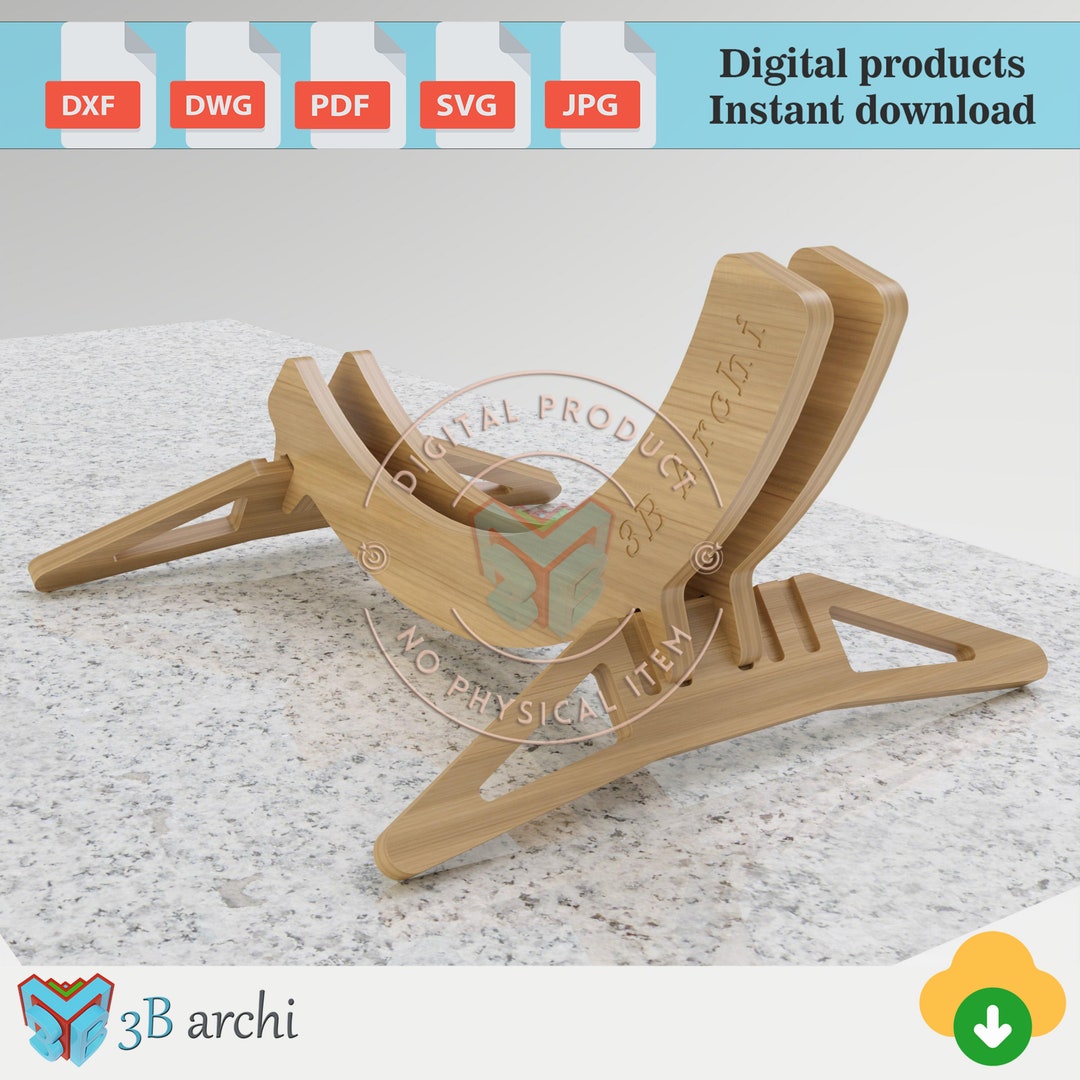 CNC Bike Stand Plan: Plywood Bike Rack, DXF Pattern (digital Download ...