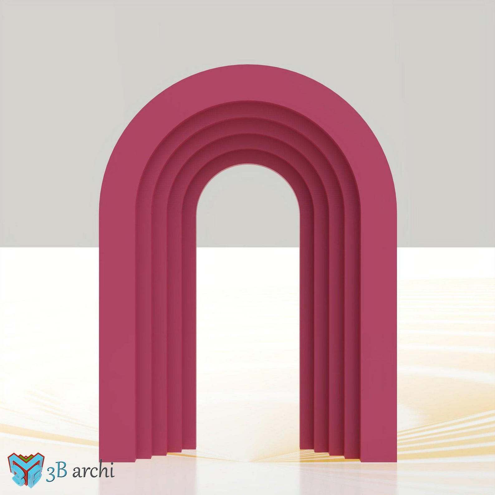 5-layer Arch Backdrop CNC Plan, Wedding Decor DXF Template (digital ...