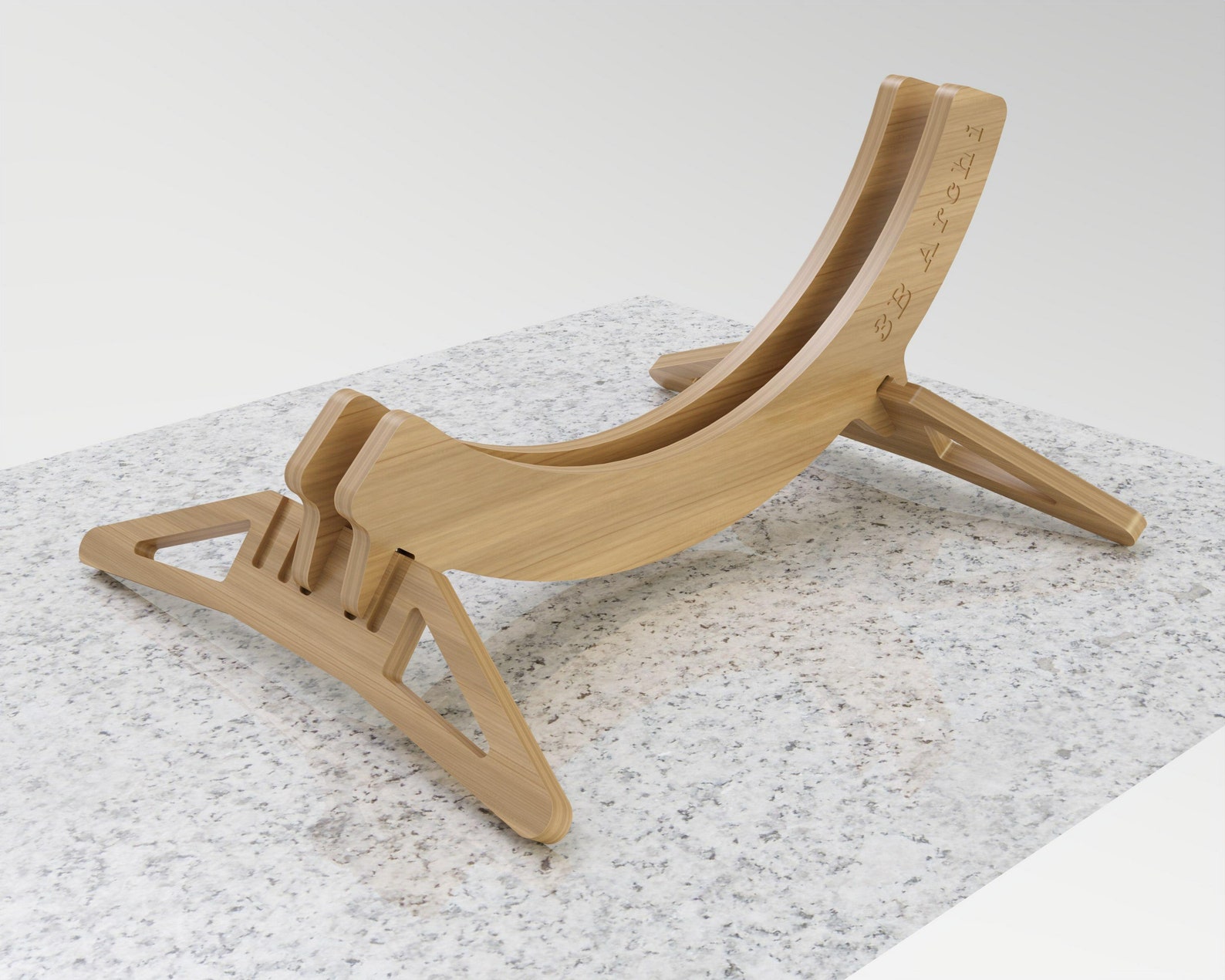 CNC Bike Stand Plan: Plywood Bike Rack, DXF Pattern (digital Download ...