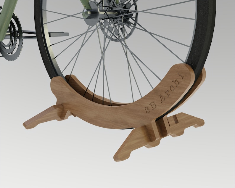 Wooden Bike Stand Bike Floor Stand Bike Rack Cnc Bike - Etsy