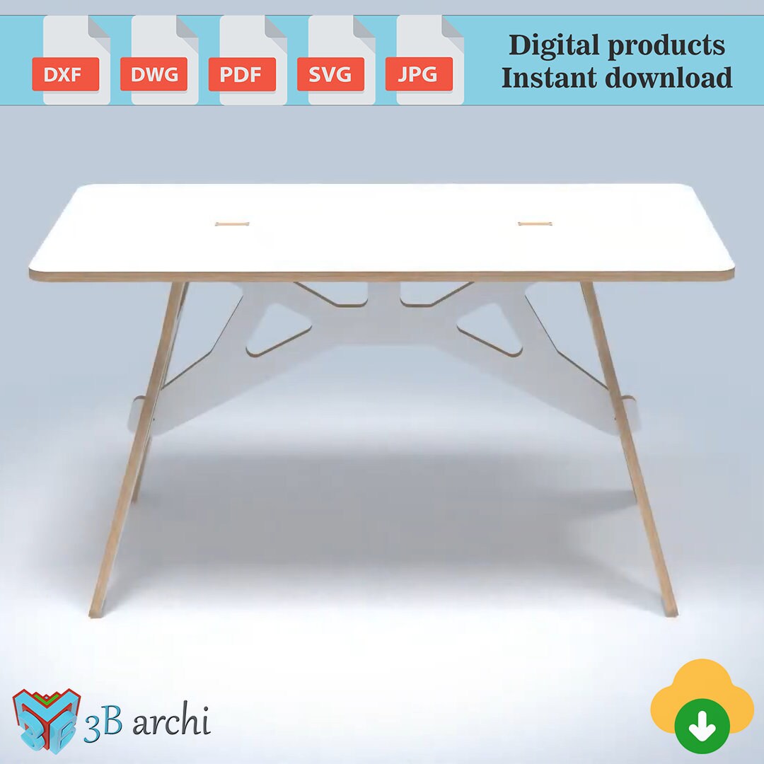 Study Table Plan, Home Office Desk, Minimalist Design, Computer Desk ...