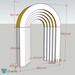 5 Layers 3D Arch Backdrop, for Weddings, Arch Backdrop Plans, CNC ...