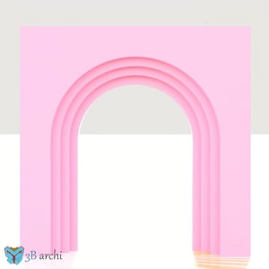 3D Square Top Arch, Elegant 3D Arch Backdrop Templates - Wedding Decor ...